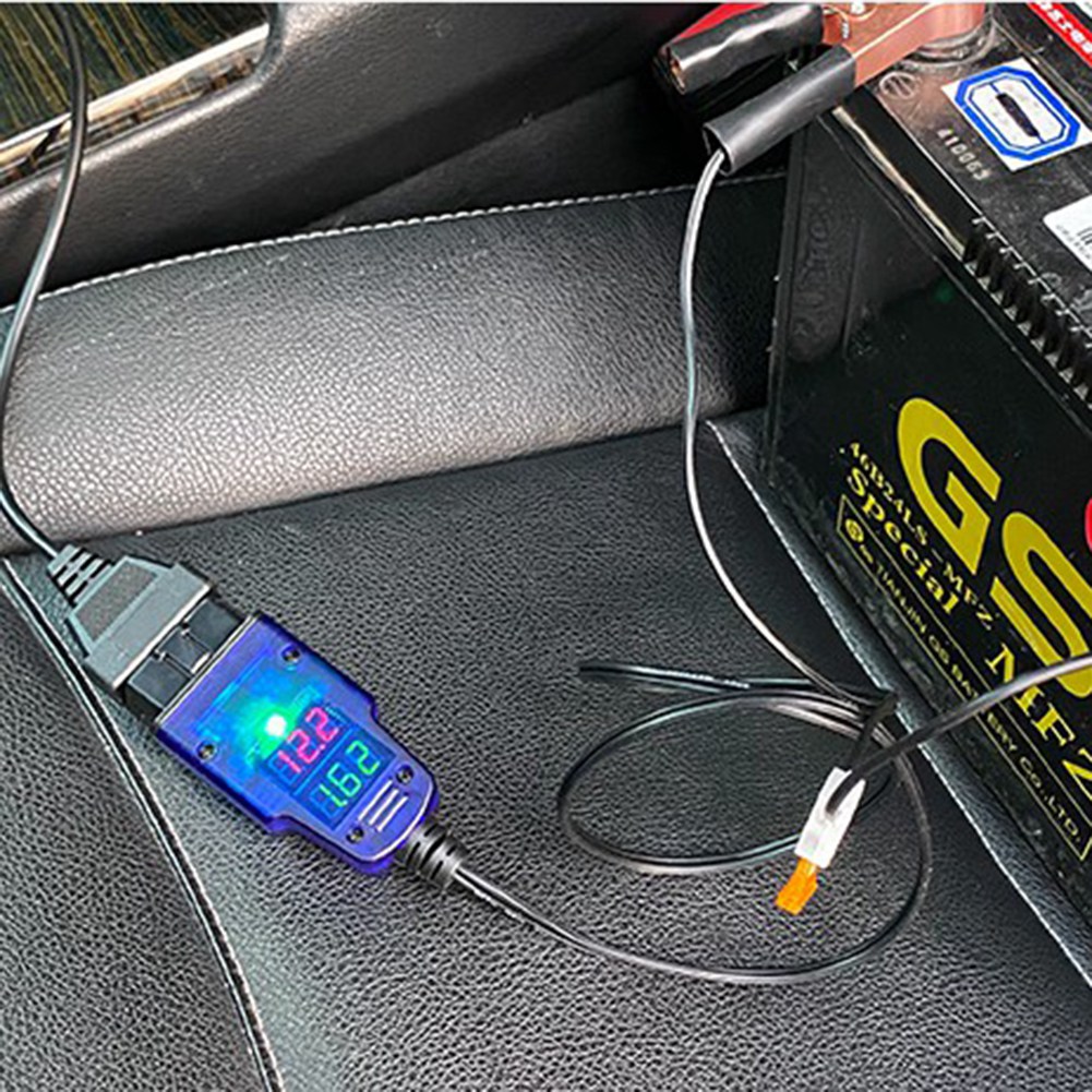 Emergency Power Supply Battery Clip ECU Memory Saver for OBD2 12V Power ...