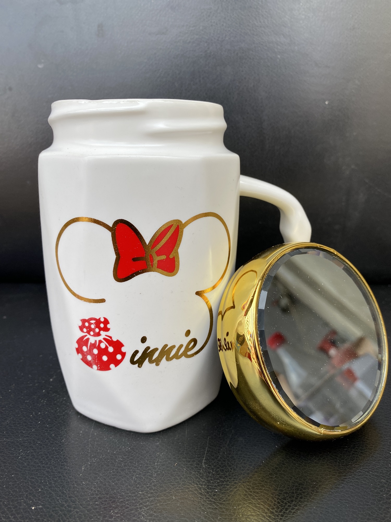Minnie Cup- Minnie Mouse-Ceramic Cup-With Lid-Gift | Daraz.com.np