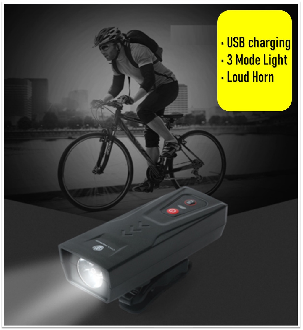 USB Rechargeable Bicycle Headlight | Daraz.com.np
