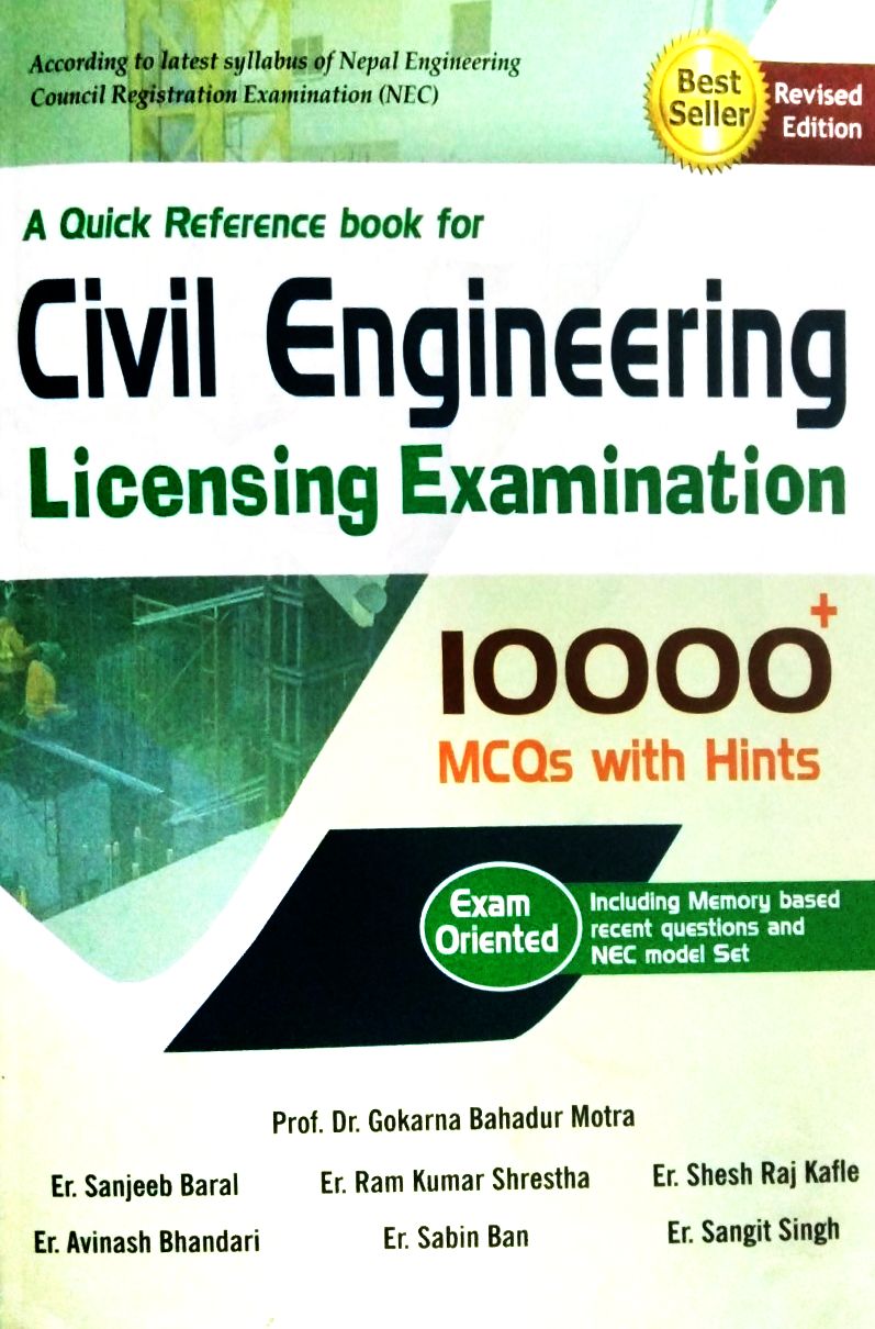 A Quick Reference Book For Civil Engineering Licensing Examination 10000+ MCQS with Hints ...