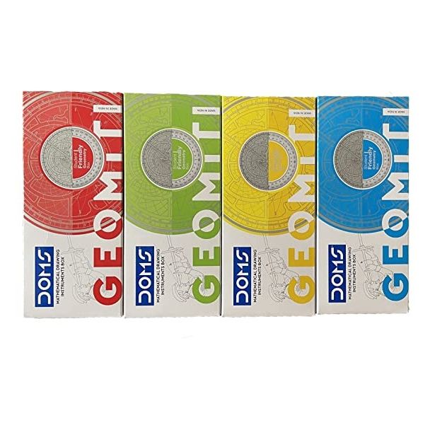 DOMS Geomiti Mathematical Drawing Instrument And Geometry Box, 7509 ...