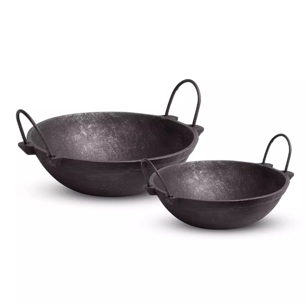 Cast Iron Traditional Nepali Kadai 10 Inches | Daraz.com.np