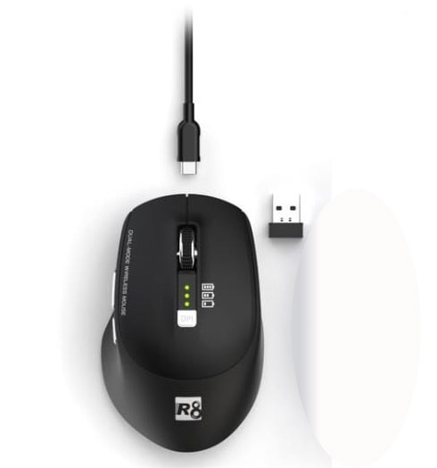R8 1762 Dual Mode 2.4Ghz And Bluetooth Rechargeable Mouse | 100% ...