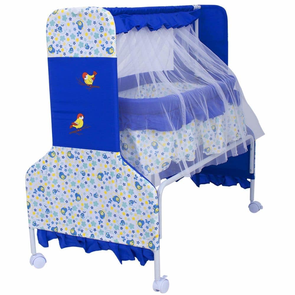 First Cry-- New Born Baby Swing Cradle with Mosquito Net & Storage ...