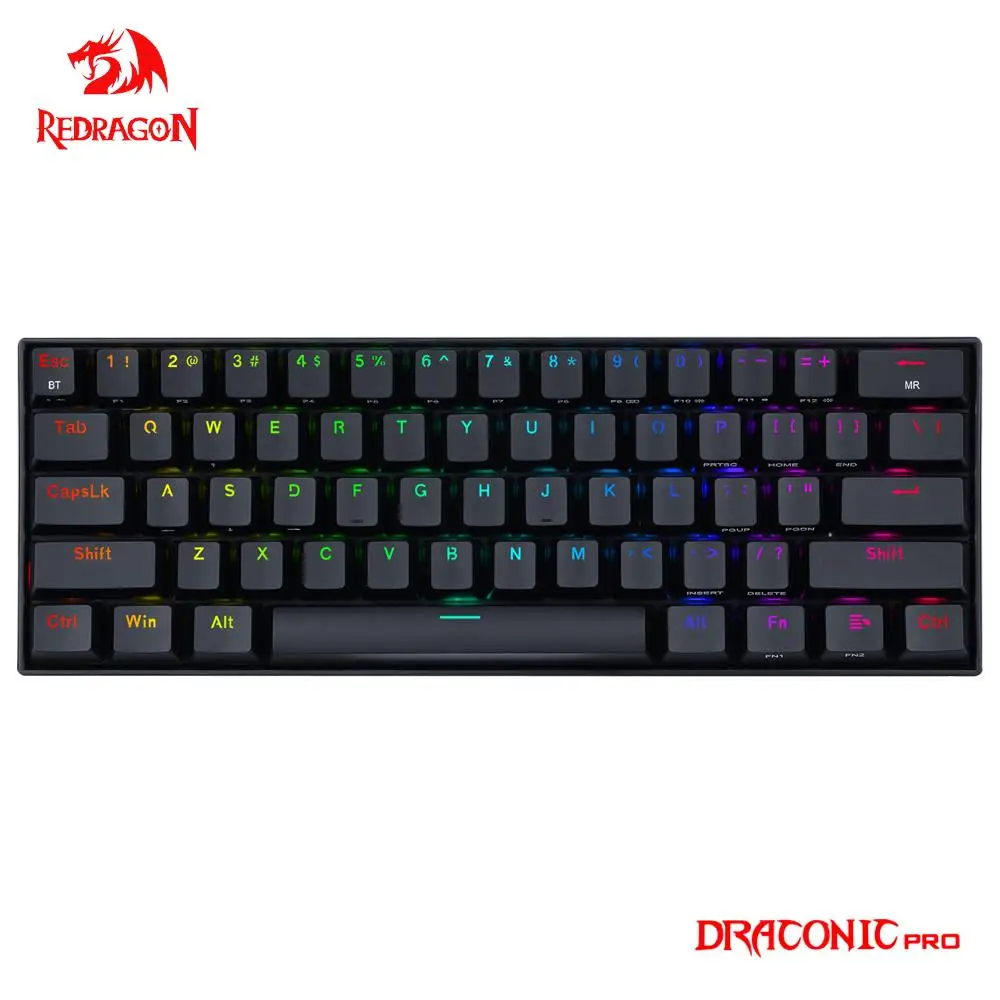 REDRAGON Draconic Pro K530 RGB Support Bluetooth 5.0 wireless 2.4G USB ...