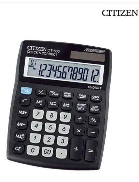 Citizen Desktop CT-600J Calculator | Daraz.com.np