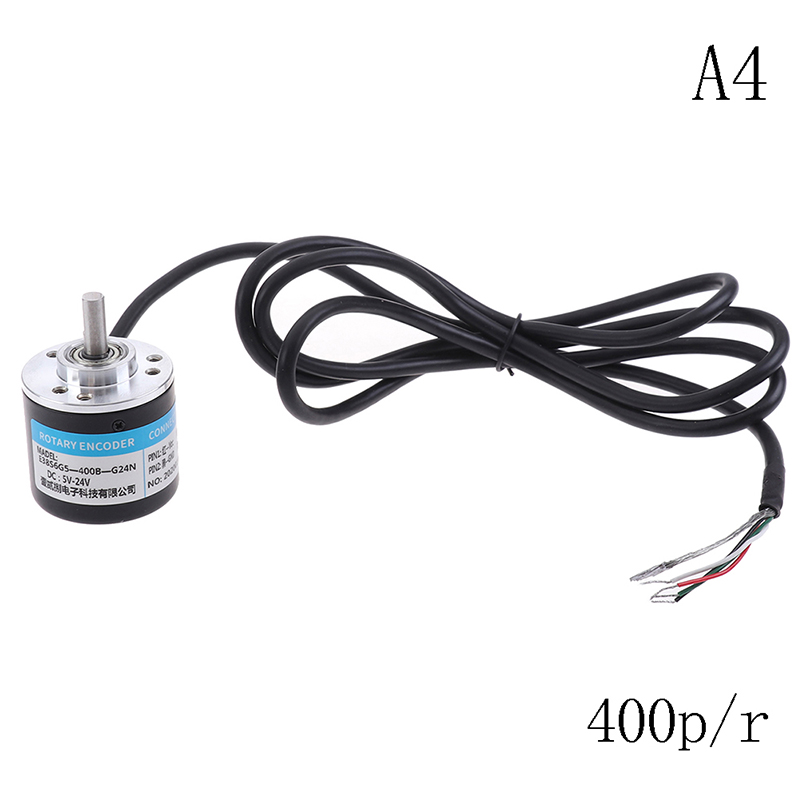 100/200/360/400/500/600P/R Photoelectric Incremental Rotary Encoder 5V ...