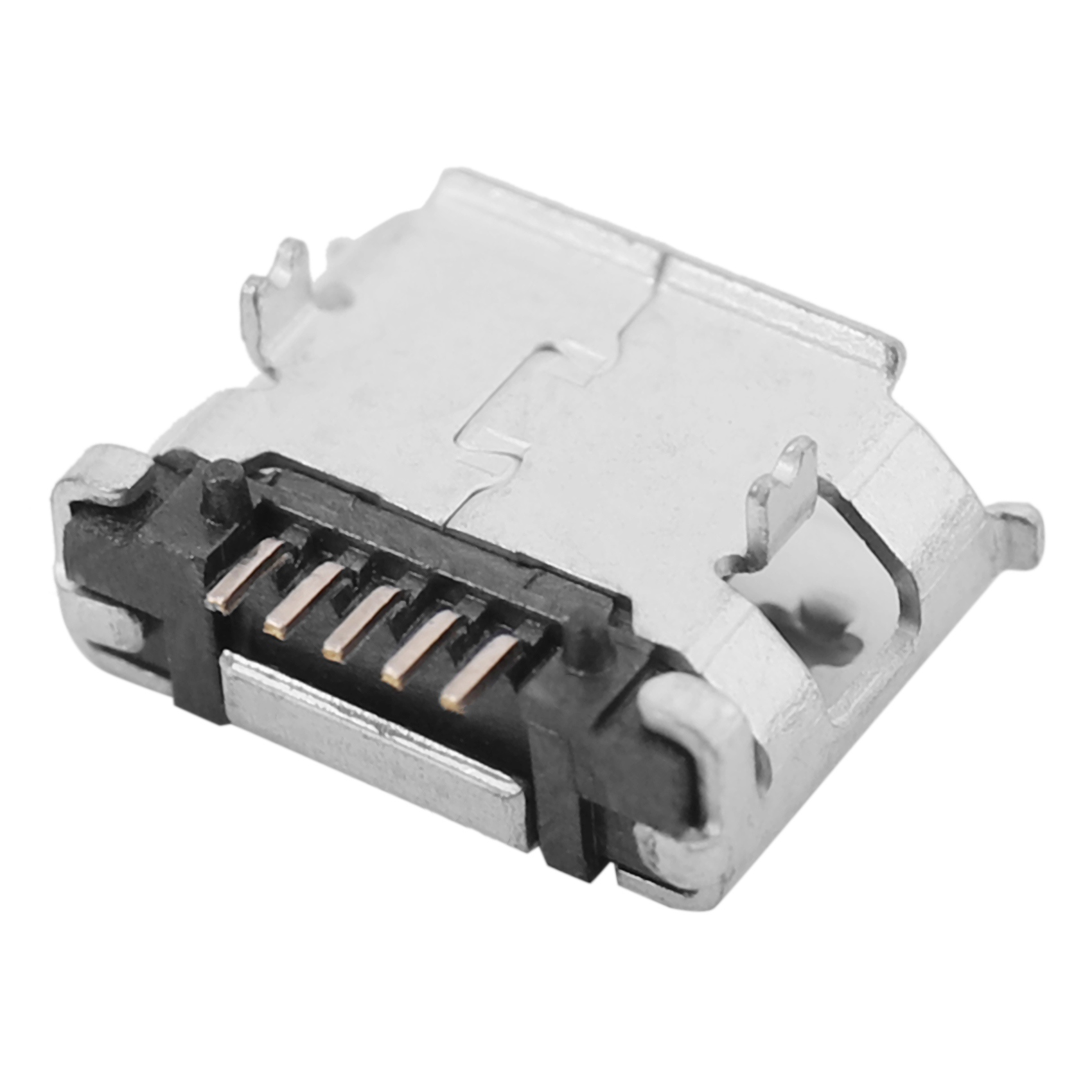 180Pcs Micro-USB Type B Female 5 Pin SMT Placement SMD DIP Socket ...