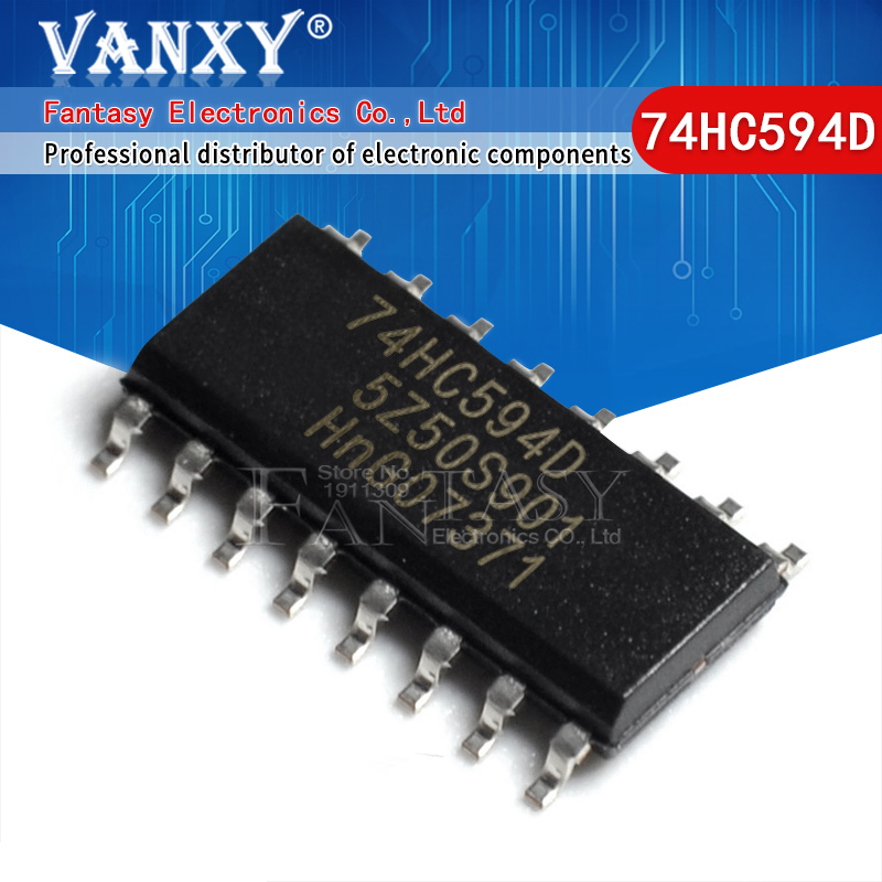 10PCS 74HC595D SOP16 74HC595 SOP SN74HC595DR 74HC594D 74HC594 74HC390D ...