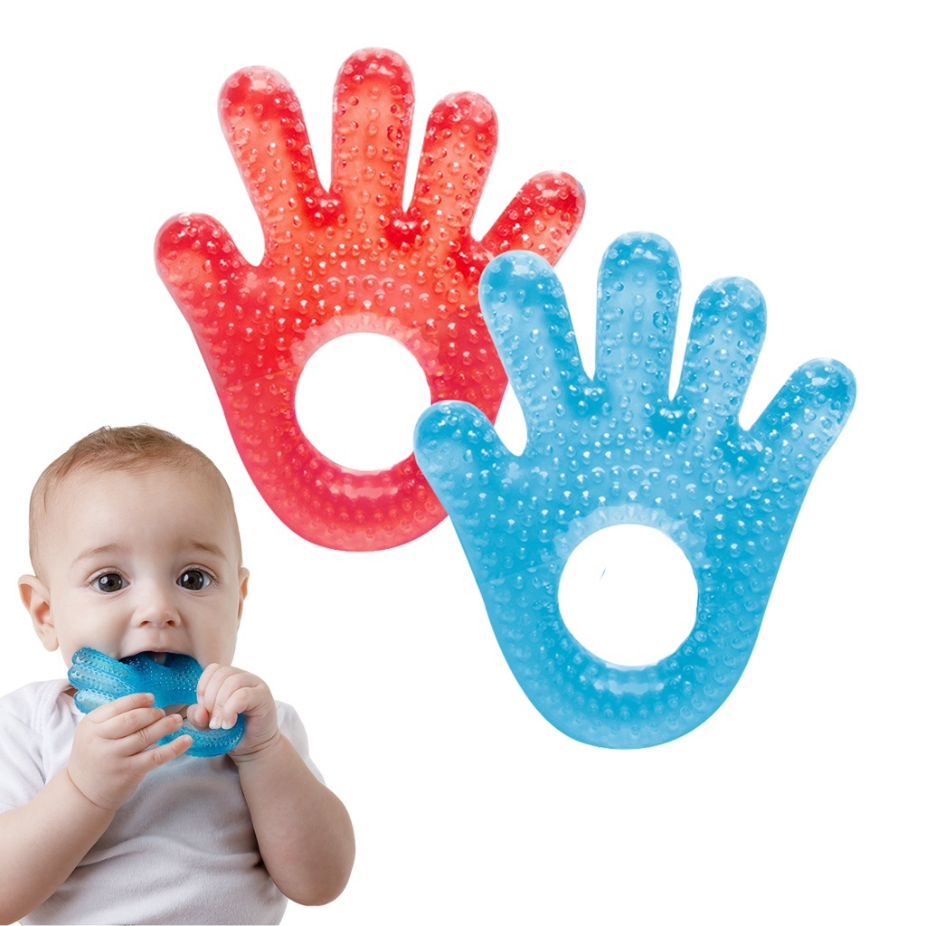 Mum Love Colorful Baby Teether With BPA Free Silicon Filled Water ...
