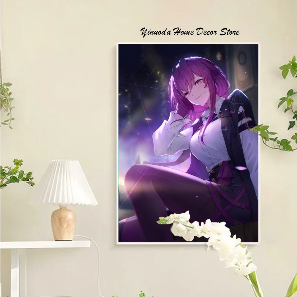 1pc Game Honkai Star Rail Kafuka Poster Art Poster Waterproof Paper ...