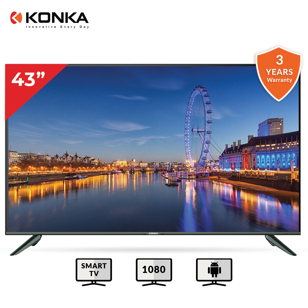 KONKA 43 Inch Android Smart HD LED TV (KE43MS2024) | Daraz.com.np