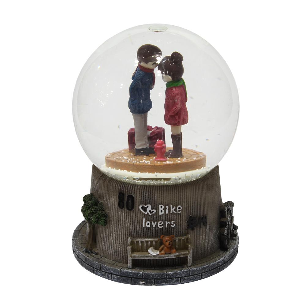 Multi-Color Couple Snow Globe Showpiece | Daraz.com.np