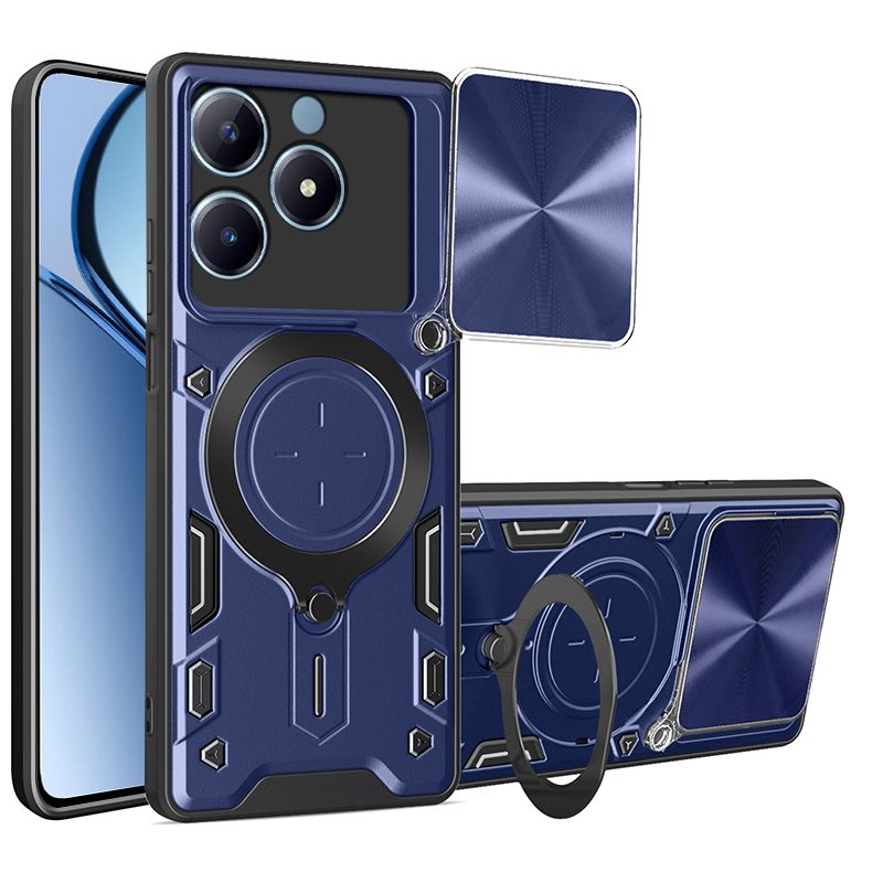 Vantime for Realme C63 / C61 4G Sliding Cover Rugged Hard Shockproof Armor Back Casing | Daraz ...