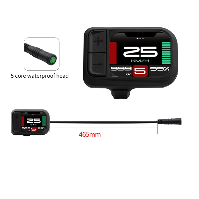 Spreeshop LCD Display Electric Bicycle for Middle Motor Instrument 580C ...