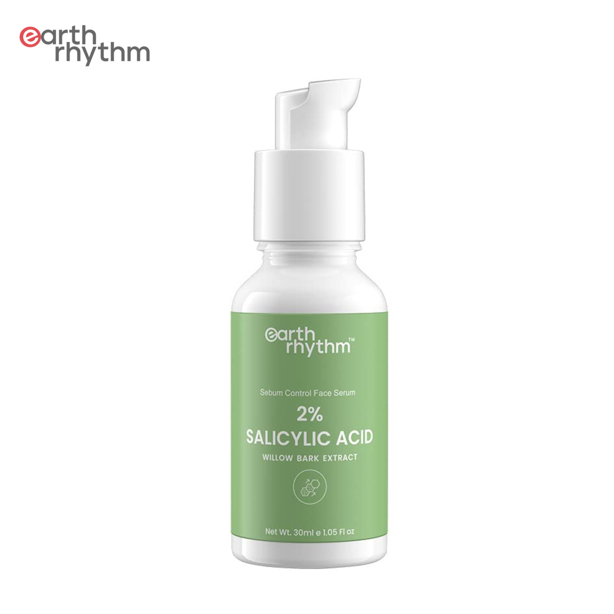 Earth Rhythm 2% Salicylic Acid Sebum Control Serum For Acne, Blackheads ...