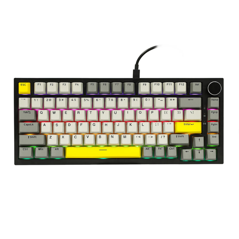 AJAZZ AK820 75% Gasket-mounted Type-C Wired Mechanical Keyboard | Daraz.com.np