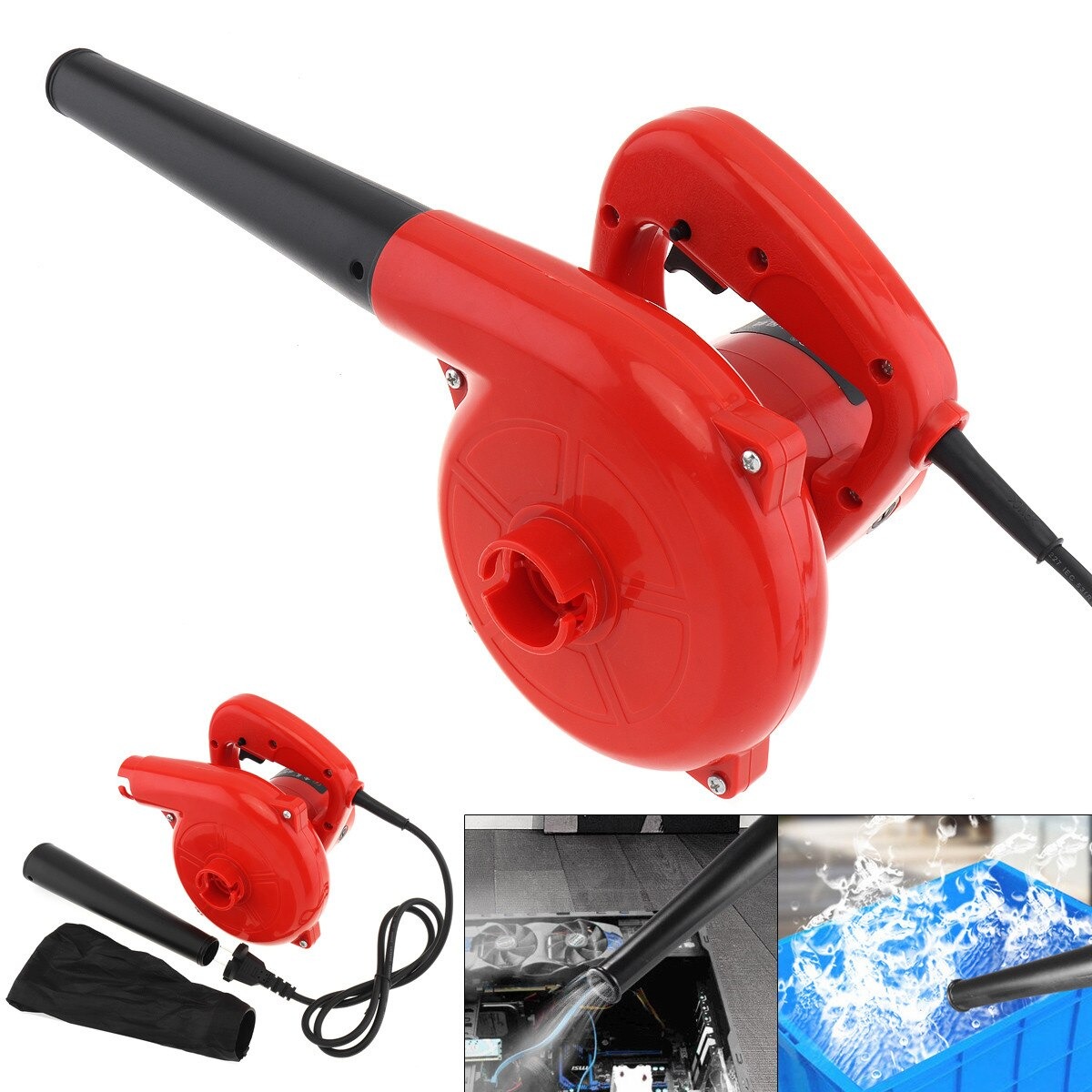 2-in-1 Electric Handheld Blower & Vacuum | Multi-Surface Dust Cleaner ...