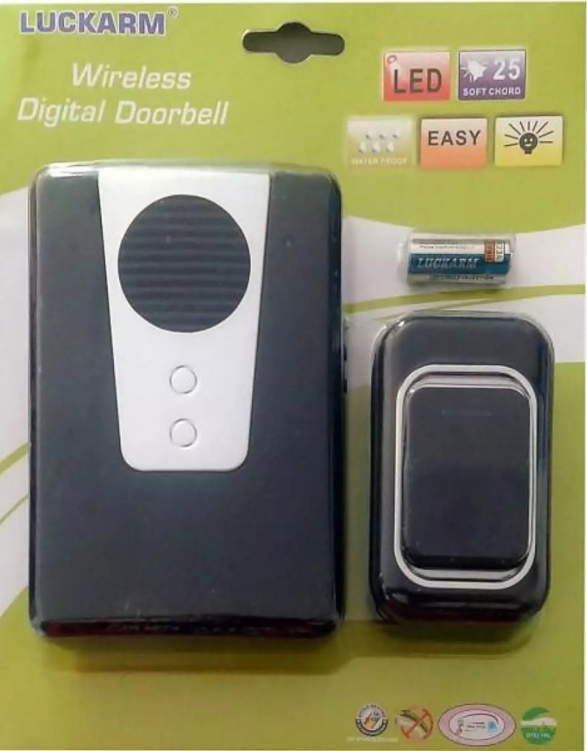 Door Bell Wireless Remote Control, Waterproof Door Bells Digital With ...