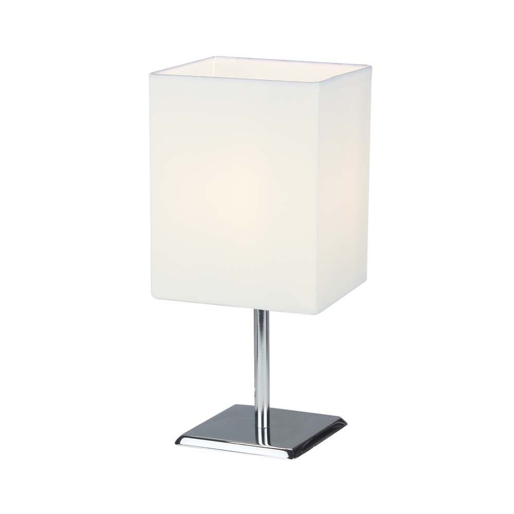 Maggie Metal Table Lamp 13×11×H27.5Cm- Chrome+Off White | Daraz.com.np