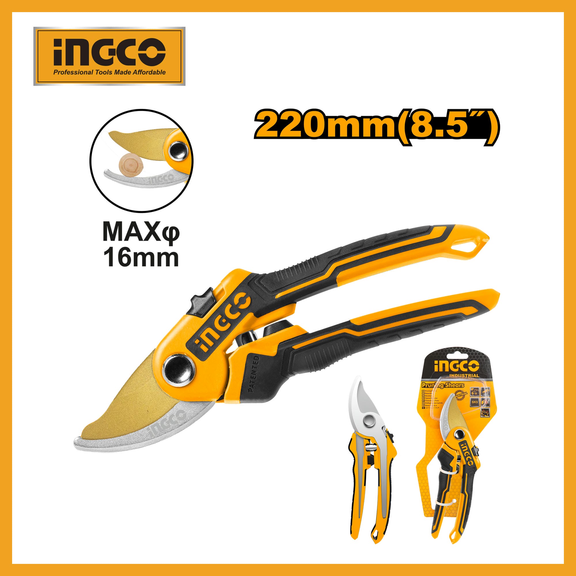 INGCO 8.5" Garden Pruning Shear HPS0601 | Daraz.com.np