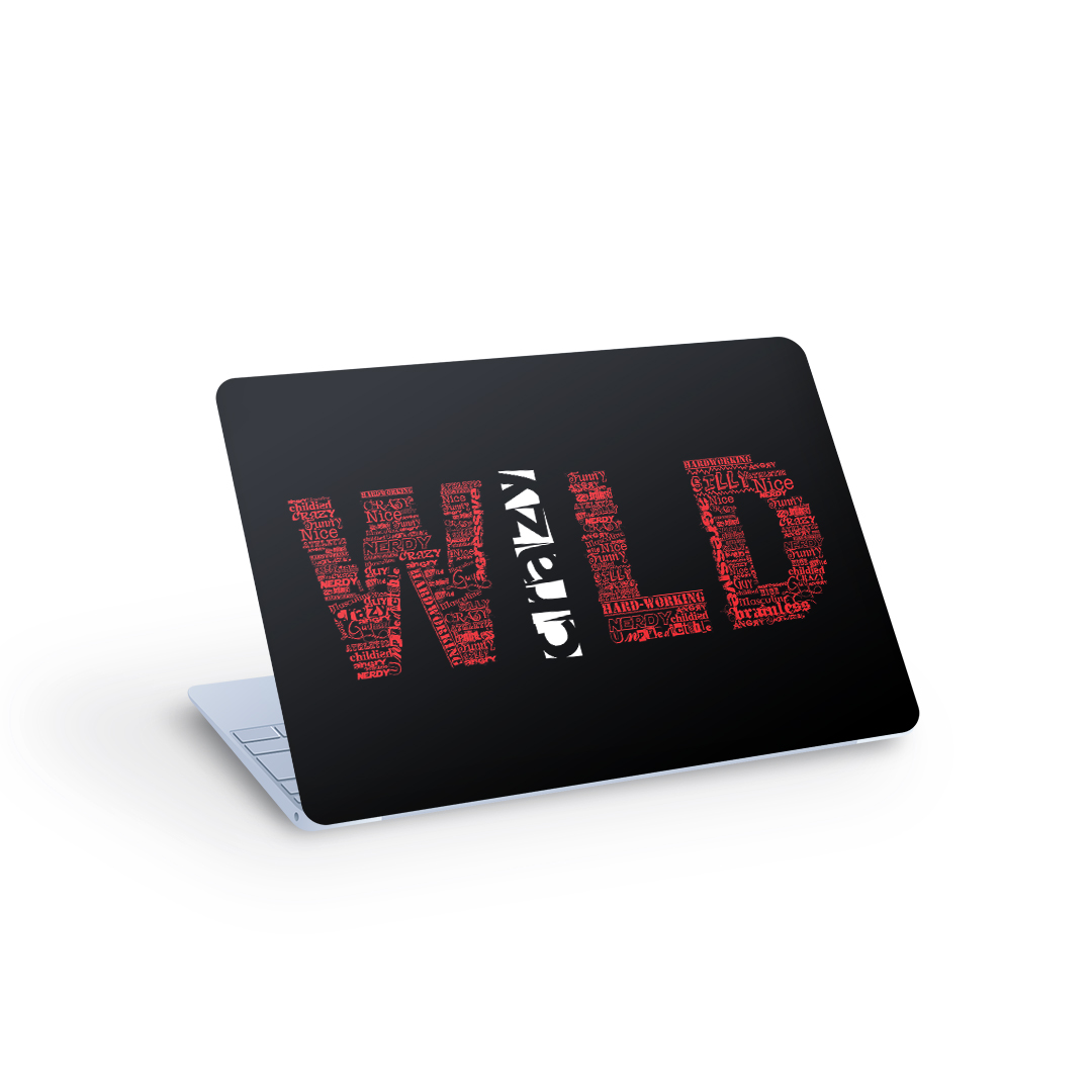 Laptop Back Sticker For Up to 15.6inch Laptop (Wild) | Daraz.com.np
