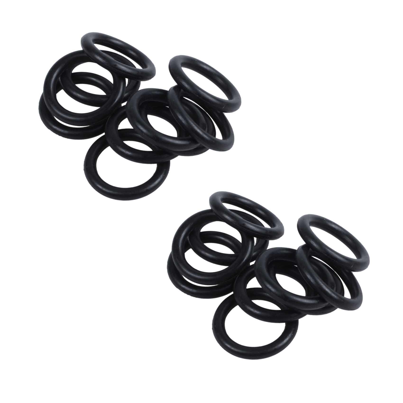 20 pcs Black Rubber Oil Seal O-rings Seals washers 16 x 11 x 2.5mm ...