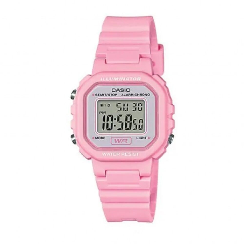 Casio Pink Classic Digital Black Resin Watch For WomenLA-20WH-4A1DF ...