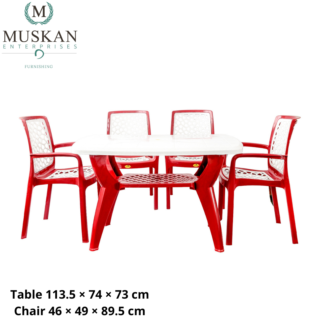 Super Dolphin 5 Dining Table Set | Daraz.com.np