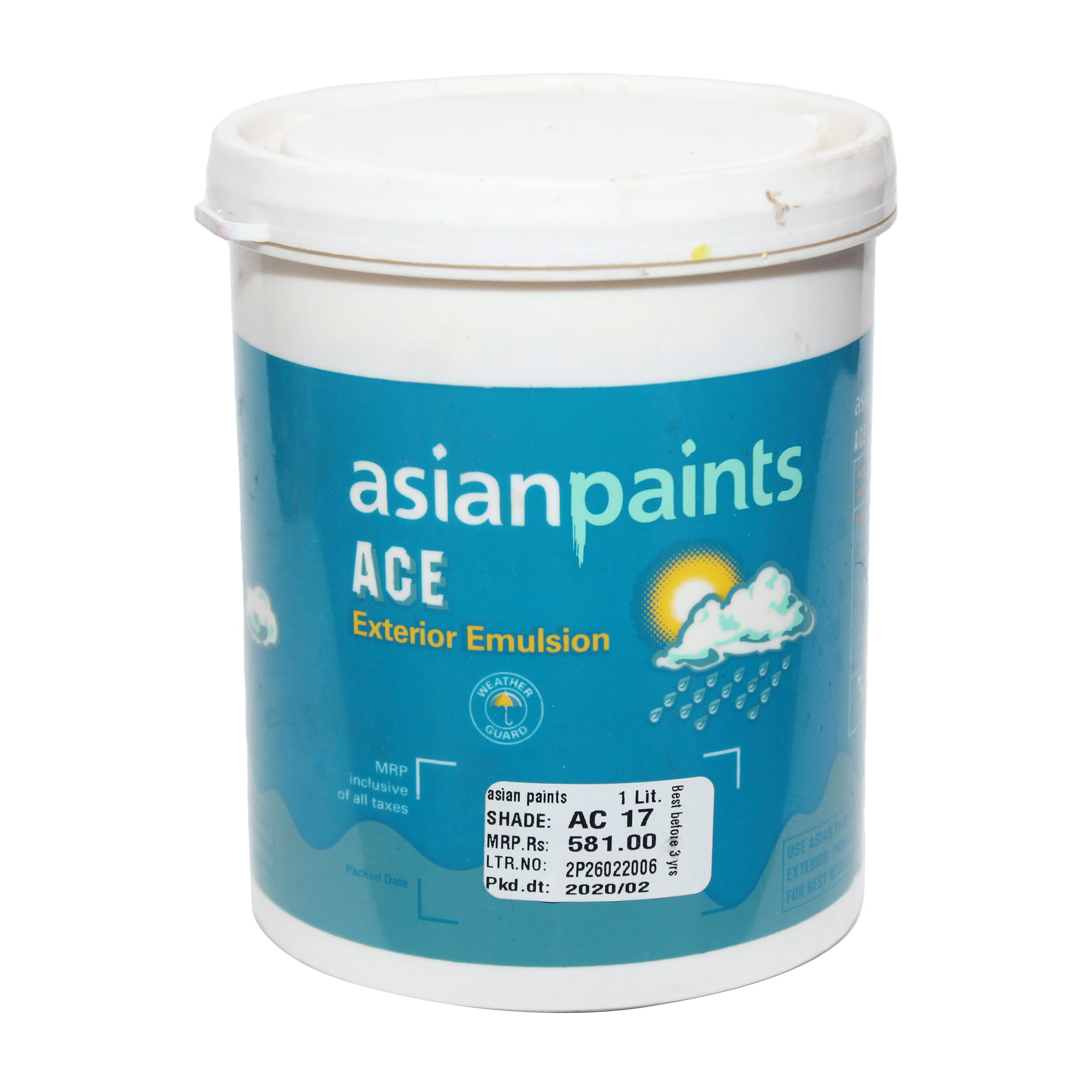 Asian Paints Ace Exterior Emulsion 1L | Daraz.com.np