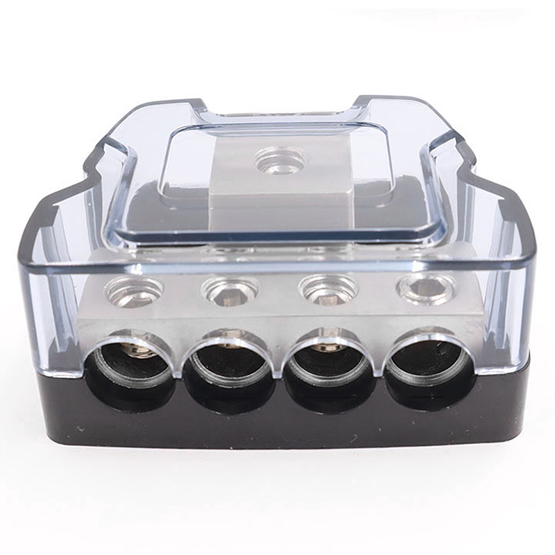 4 Way Power Distribution Block 1 x 0/2/4 Gauge in /4 x 4/8 Gauge Out ...