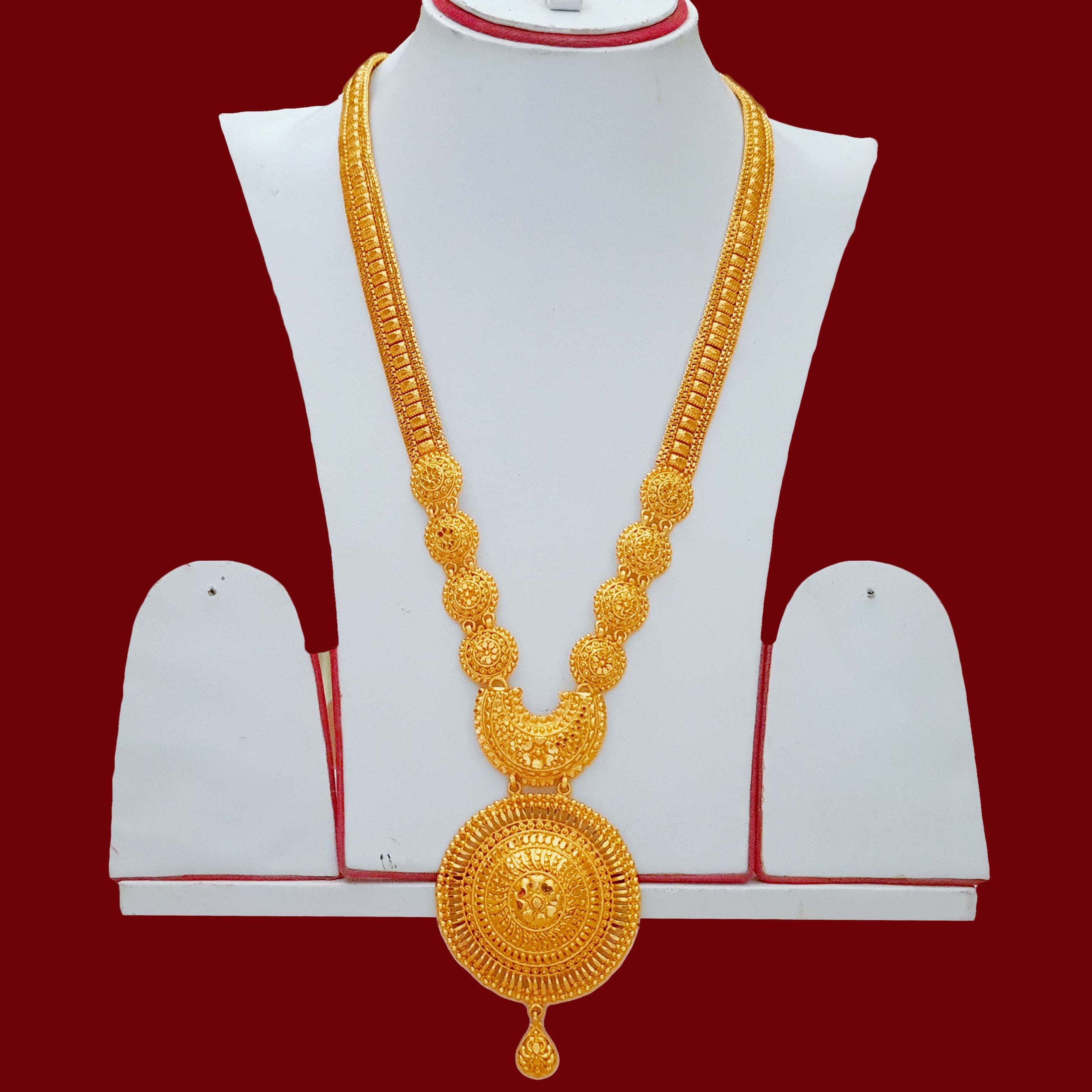 Micro Gold Plated Long Rani Haar Heavy Design For Women | Daraz.com.np