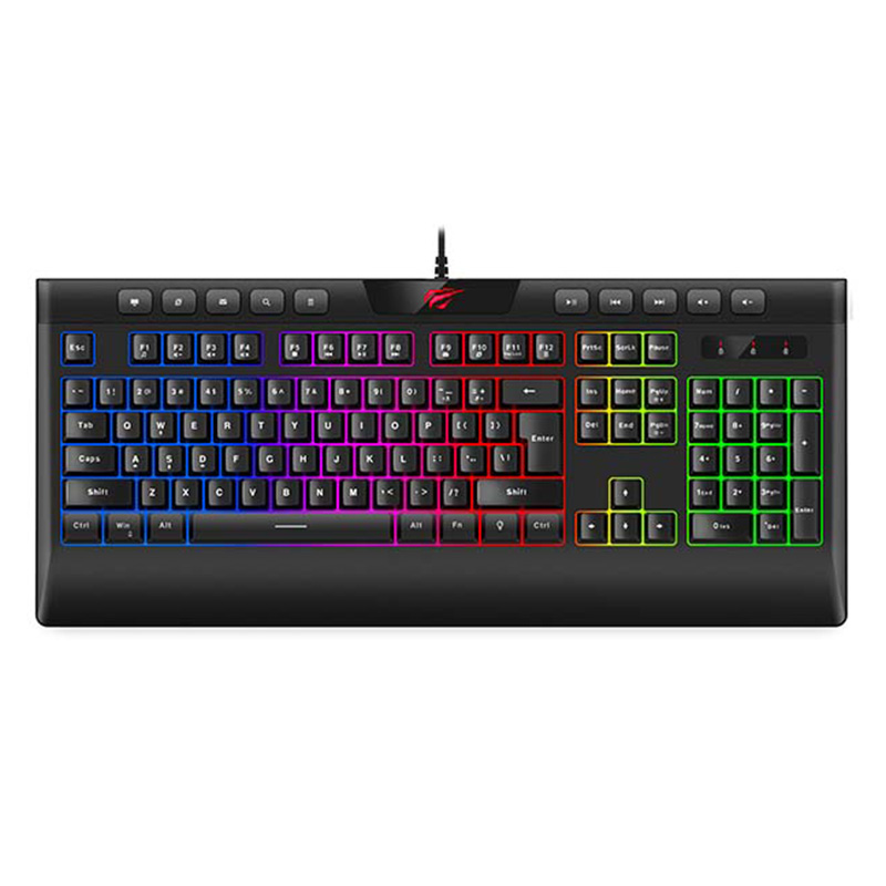 Havit Gamenote KB487L Gaming Keyboard RGB Multifunction Keyboard ...