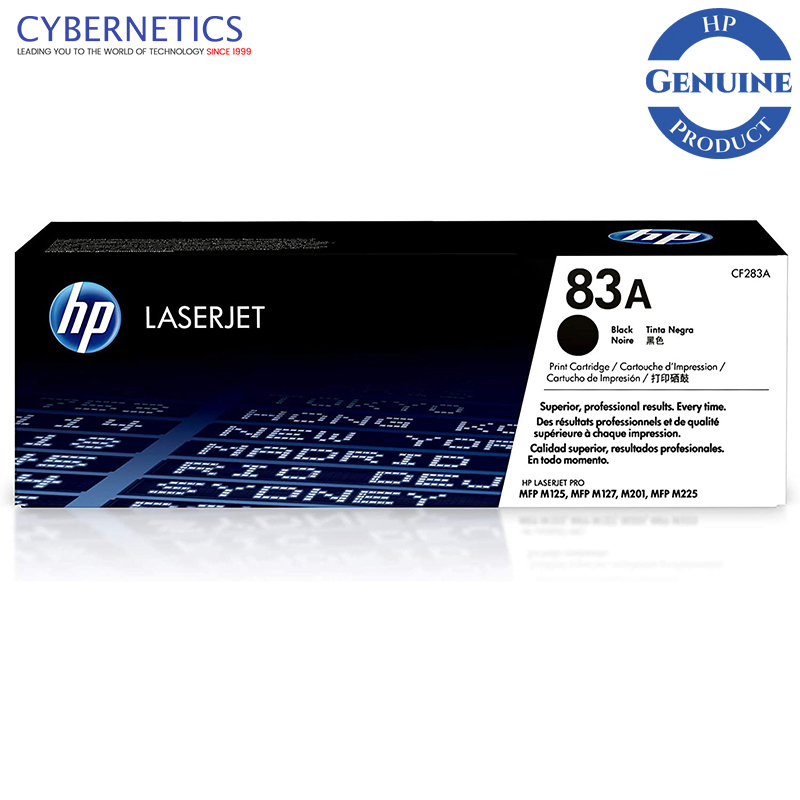 HP 83A Black Original LaserJet Toner Cartridge, CF283A | Daraz.com.np