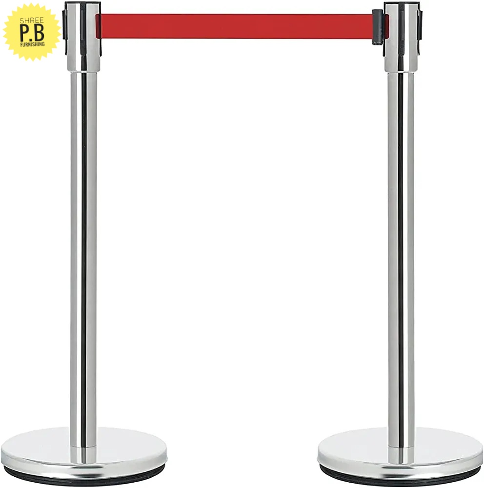 Stainless Steel Crowd Control & Queue Manager Stand Barriers with 6'ft ...