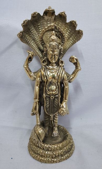 Brass Hand Carved 6" Narayan | Daraz.com.np