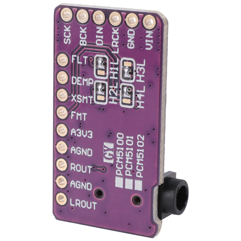 PCM5102 I2S IIS Digital Audio DAC Decoder Module Stereo DAC Digital-To-Analog Converter Voice ...