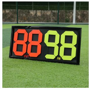 Outdoor Football Substitution Cards Soccer Scoreboard Football Number ...