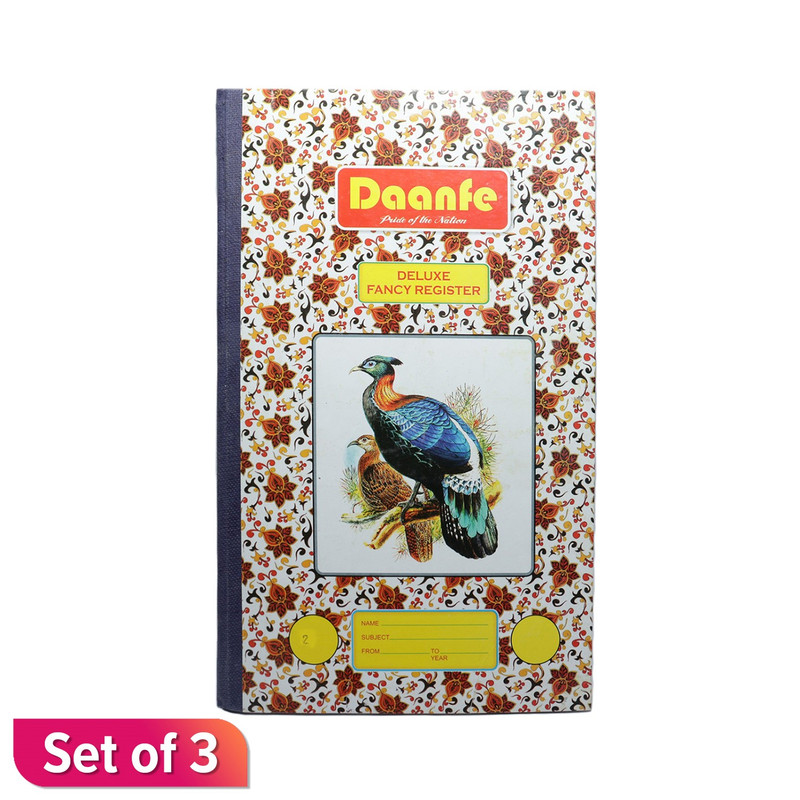 Daanfe Deluxe Fancy 2 No Register Book Set Of 3 | Daraz.com.np