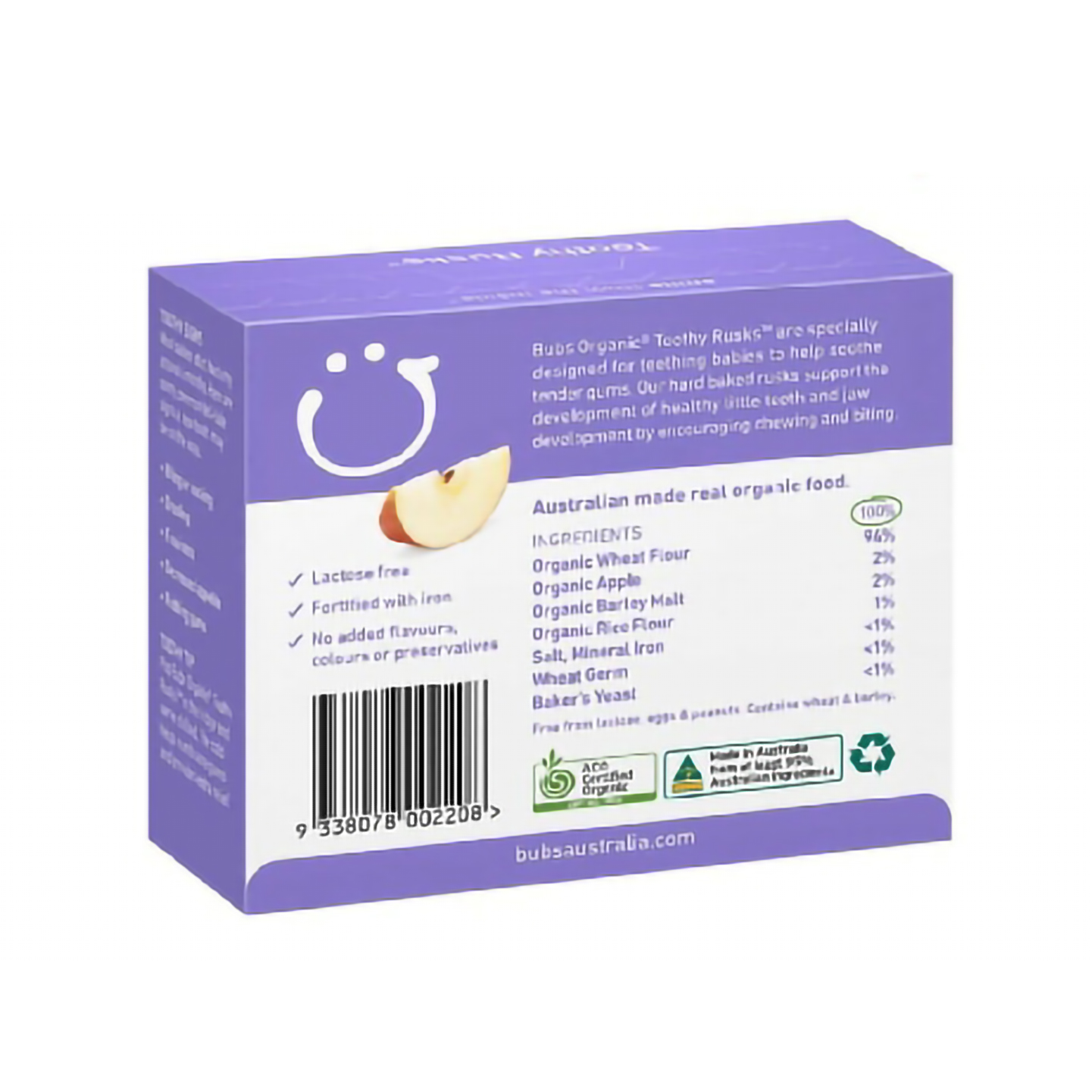 Bellamy's Organic Apple and Cinnamon Baby Porridge 6Months+ | Premium ...