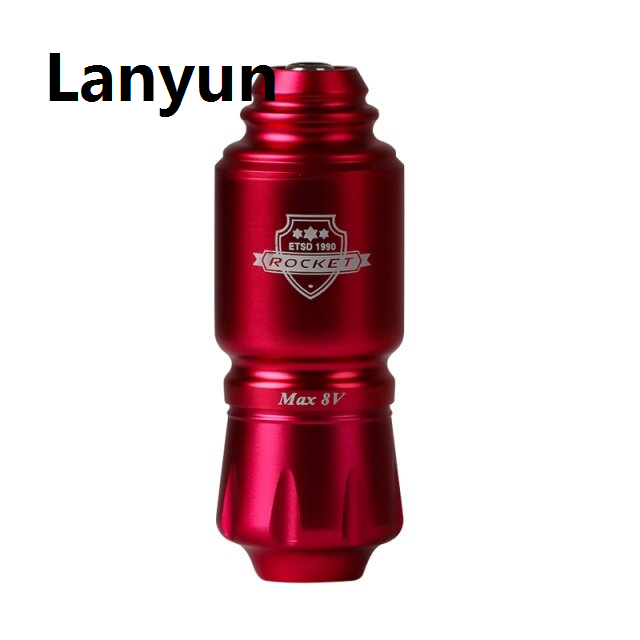 Lanyun SHUNAICHI Mini Rocket Tattoo Machine Set Wireless Tattoo Power ...