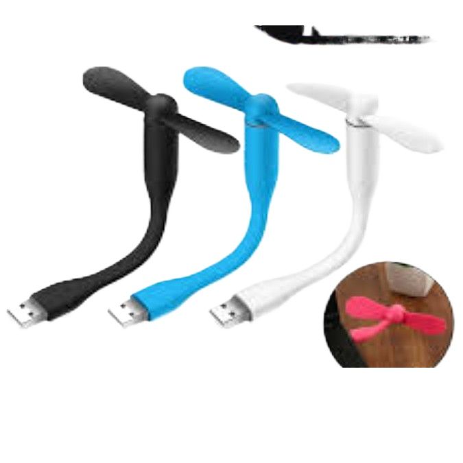 Flexible Mini Portable Usb Powered 2-Blade Usb Fan( Color May Vary ...