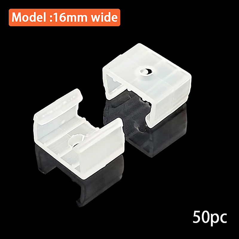 10/20/50/100PCS 10/12/13/16/20mm LED Strip Fix Clips Connector For ...