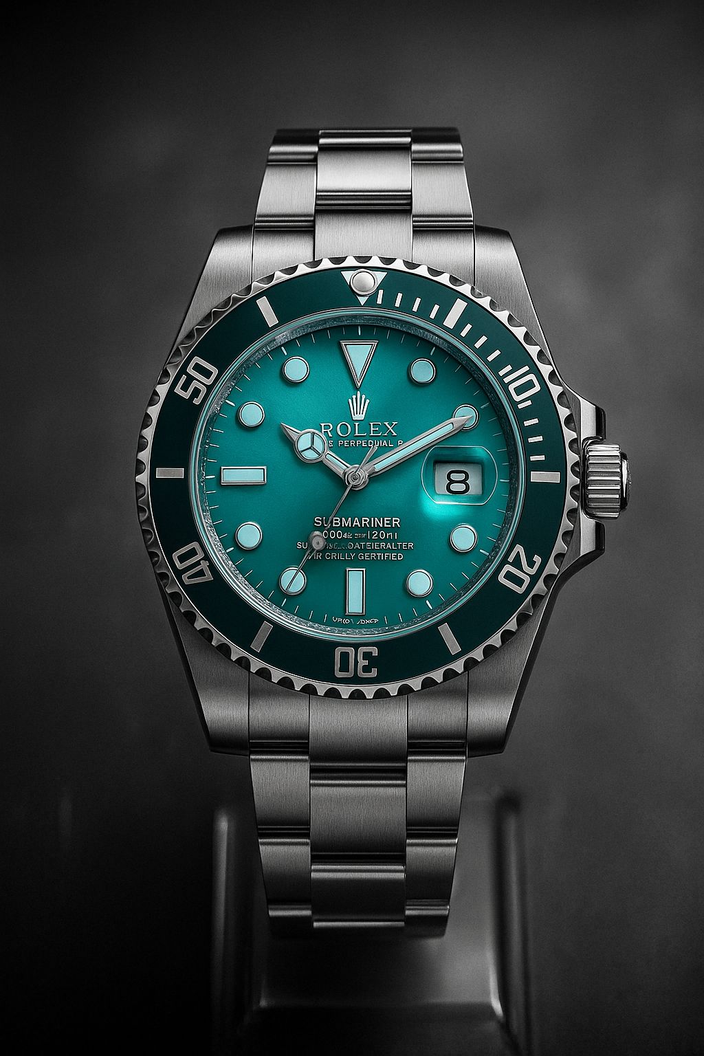 Luxury Men’s Analog Watch – Classic Submarine Style Stainless Steel ...