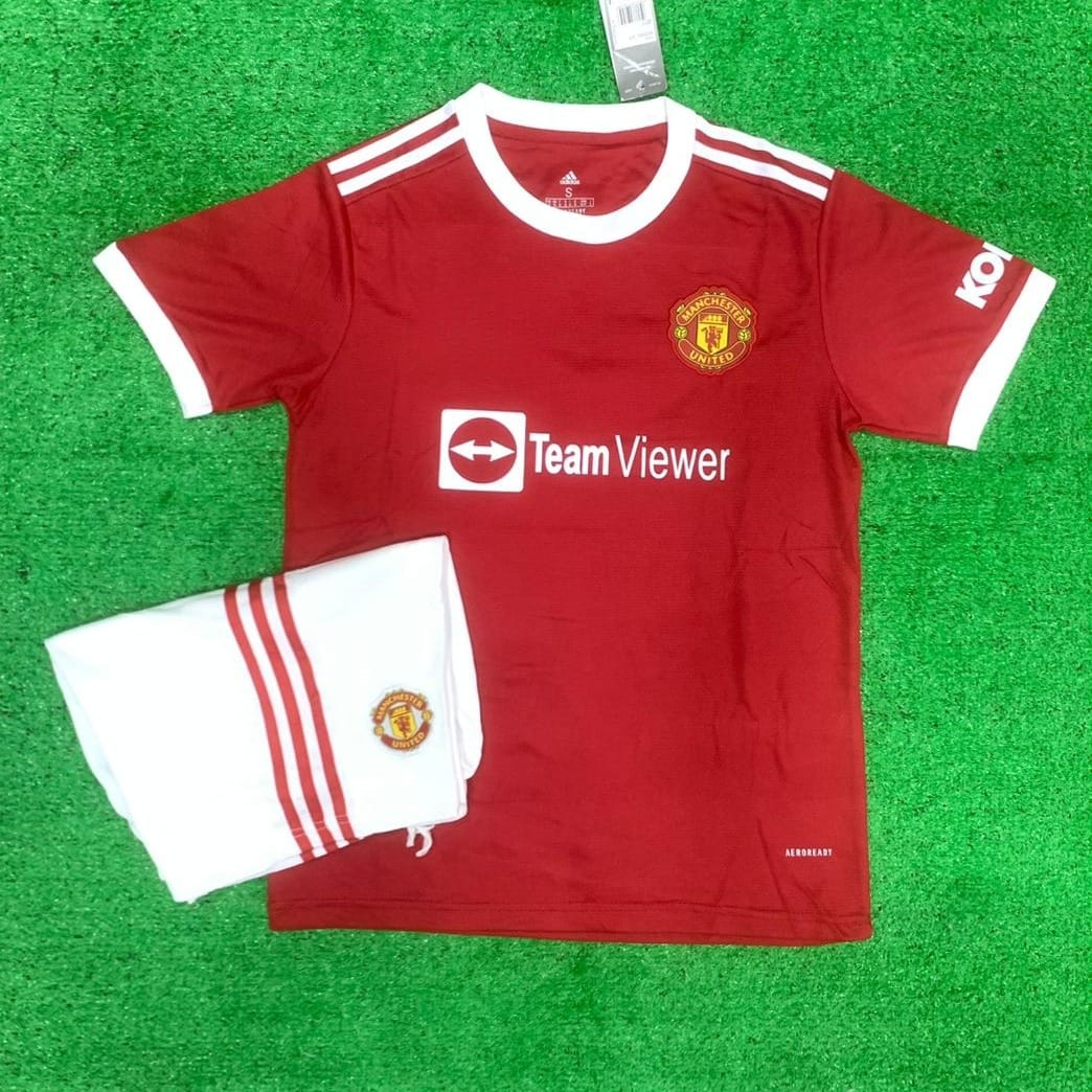 Football Jersey Set Home Kit For Kids And Adults | Retro Jersey Kit ...