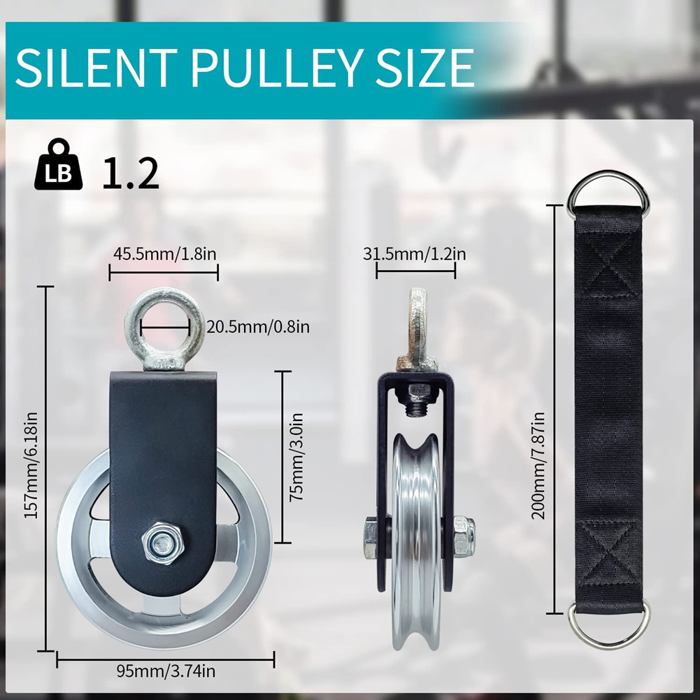 Aluminium Alloy Lat Pull Down Bar Fitness Pulley for Home Gym Lat ...