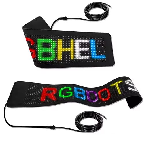 App Control Flexible Led Sign Board Programmable Messages Scrolling Led ...