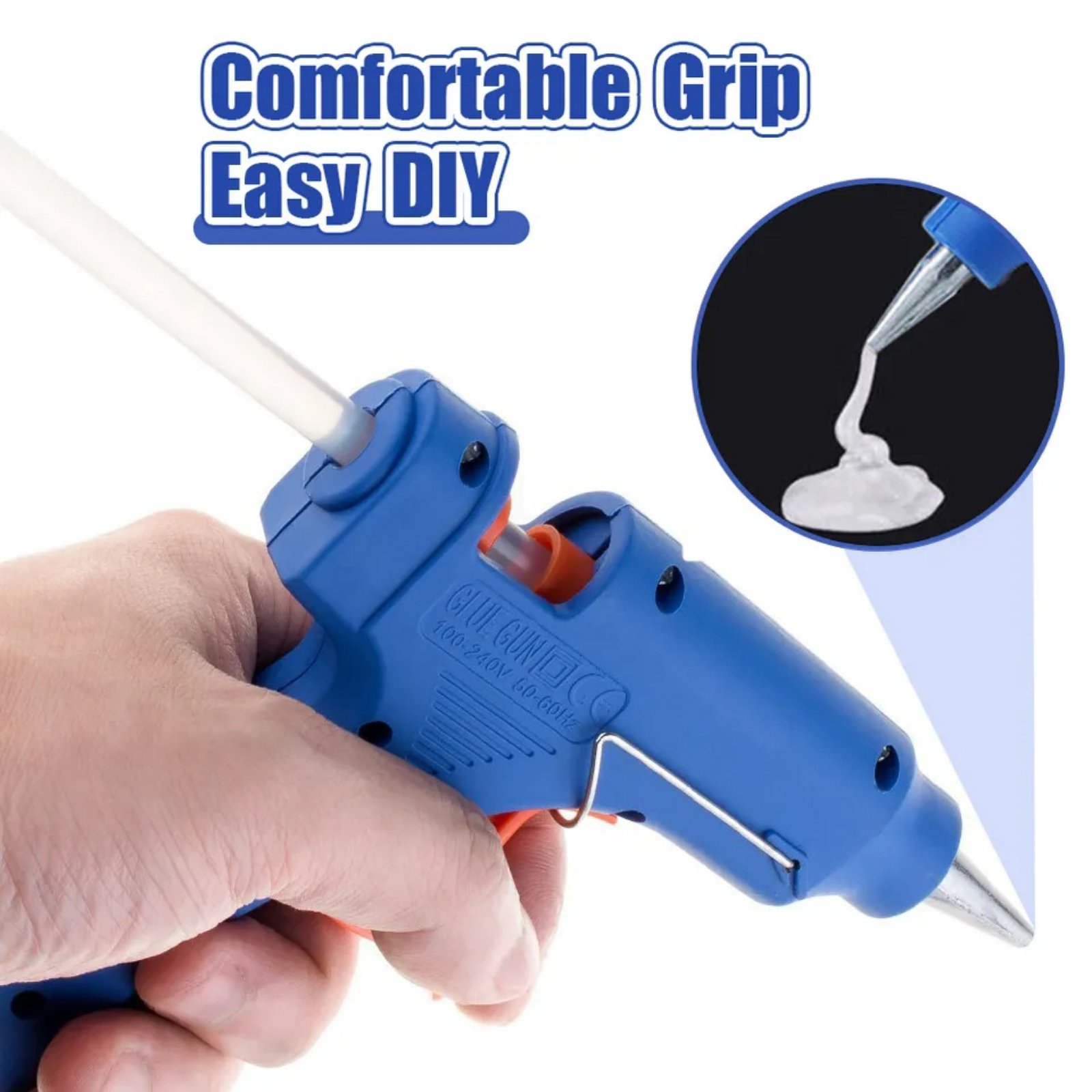 Hot Melt Glue Gun 100-240V 50-60Hz | Multipurpose DIY Useful Hot Glue ...