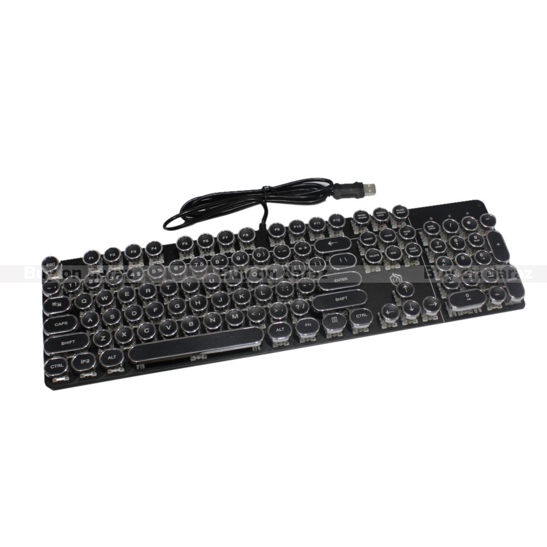 Black/Silver Advanced Competitive Mechanical Keyboard | Daraz.com.np