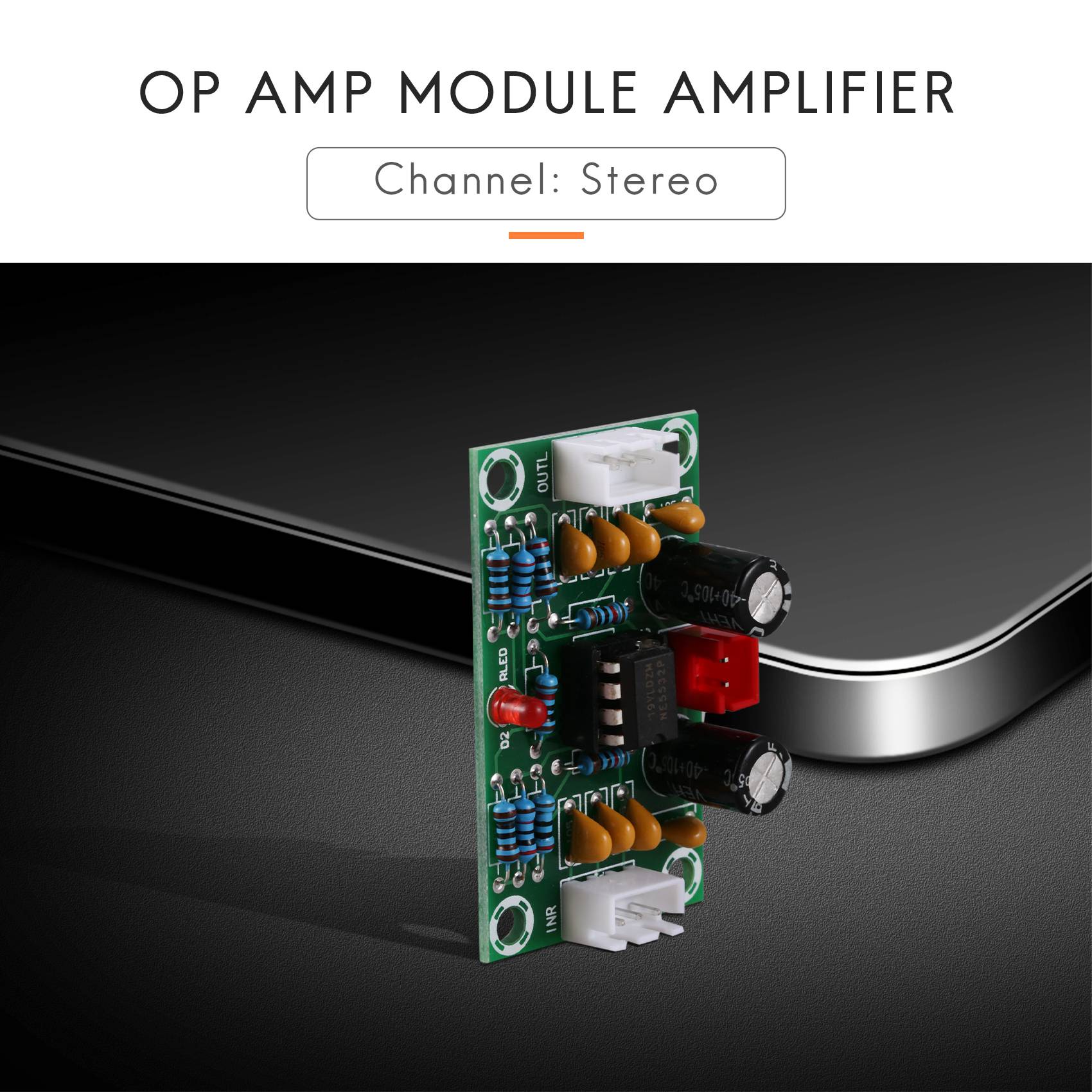 Mini Preamp Op Amp Module Amplifier Dual Channel NE5532 Preamplifier ...